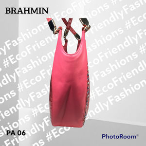 Brahmin | Bags | Brahmin Womens Marianna Ribbon Botany Leather Croc ...